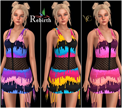 Second Life Marketplace - [V.C] Julie Dress Rebirth Dripping Pack